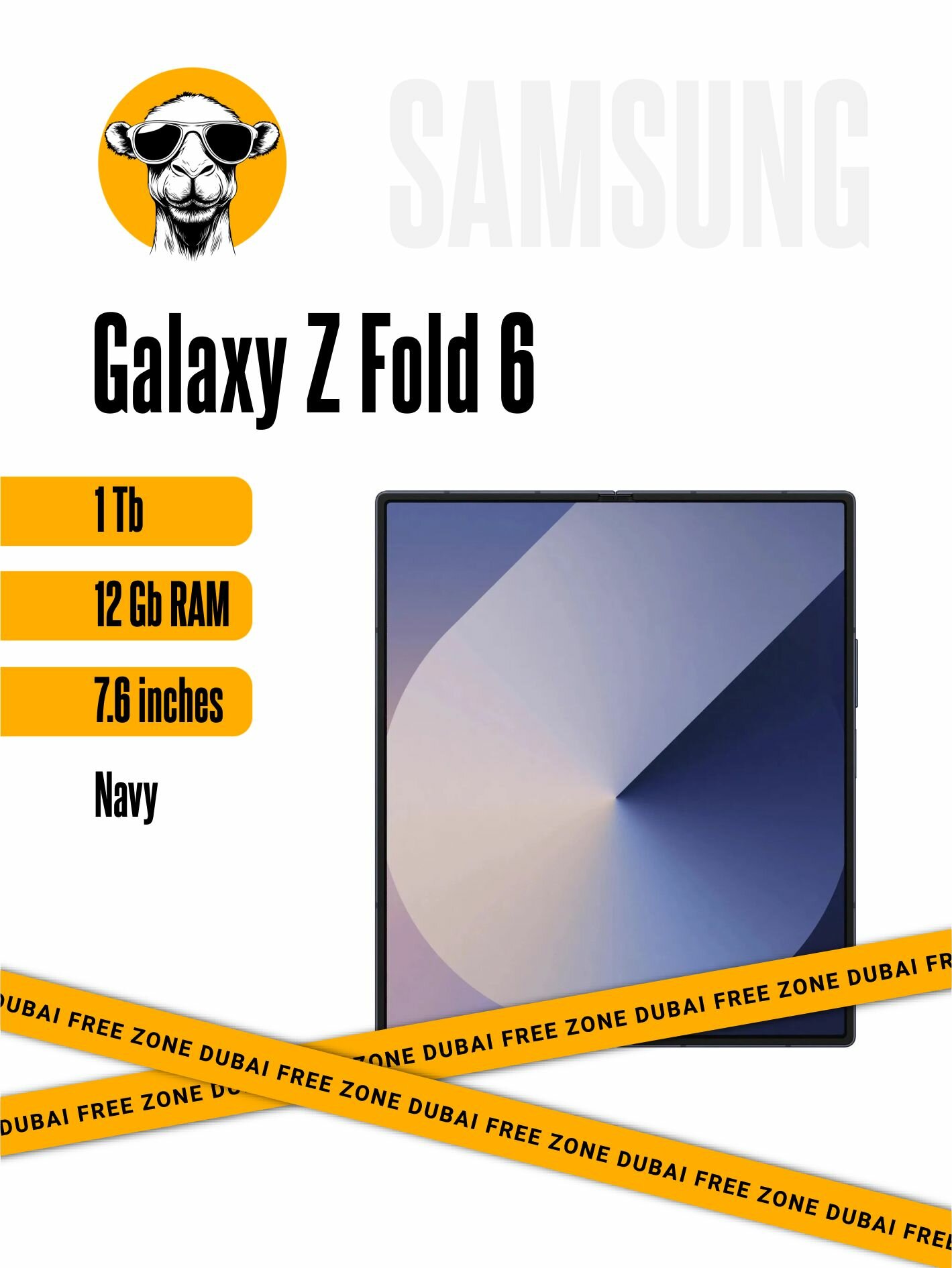 Смартфон Samsung Galaxy Z Fold 6 12/1Tb Navy/Синий