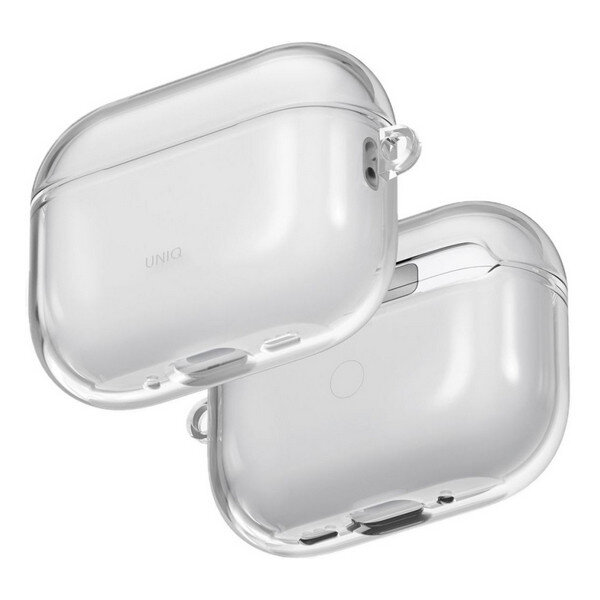 Чехол с карабином Uniq для Airpods Pro 3 прозрачный