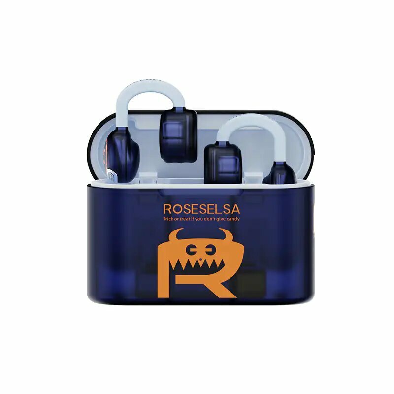 ROSESELSA OpenFun беспроводные костные наушники Bluetooth открытого типа, темно-синий