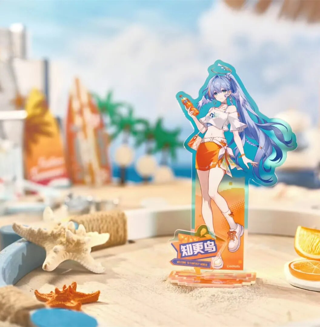 Фигурка Honkai: Star Rail X Fanta Sunday Robin Bottle Robin Acrylic Stand