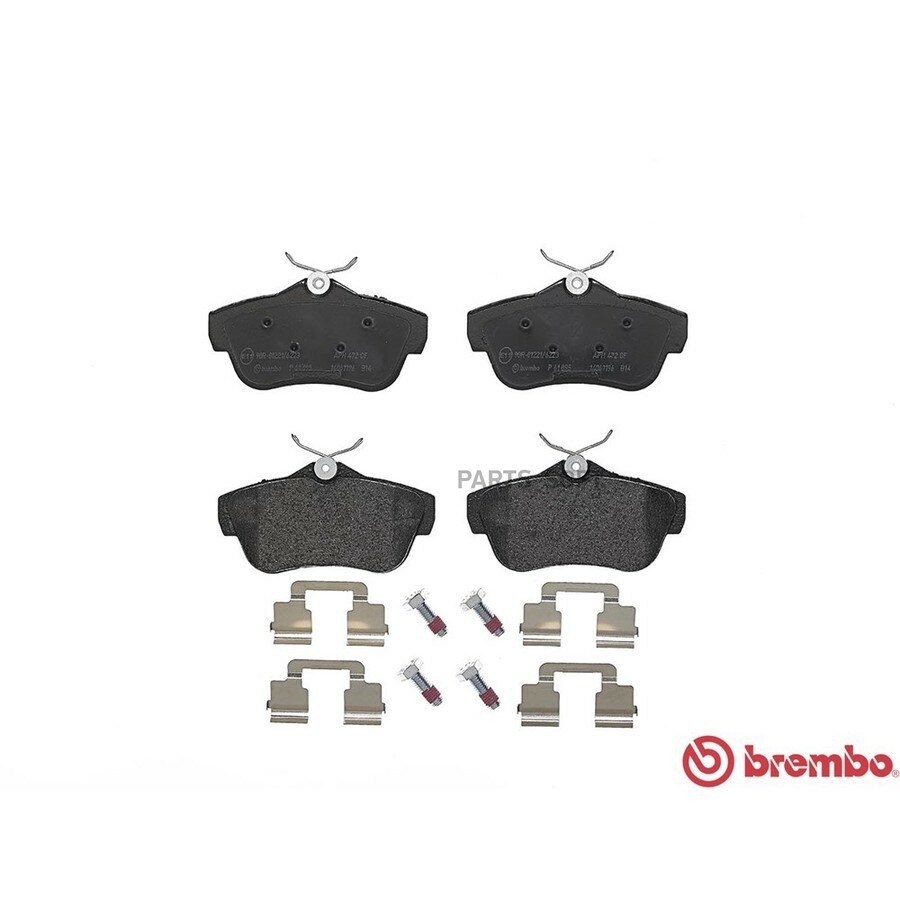 BREMBO P61095 Колодки тормозные дисковые задн. CITROEN JUMPY 01/07-> / CITROEN JUMPY Box 01/07-> / CITROEN JUMPY P ()
