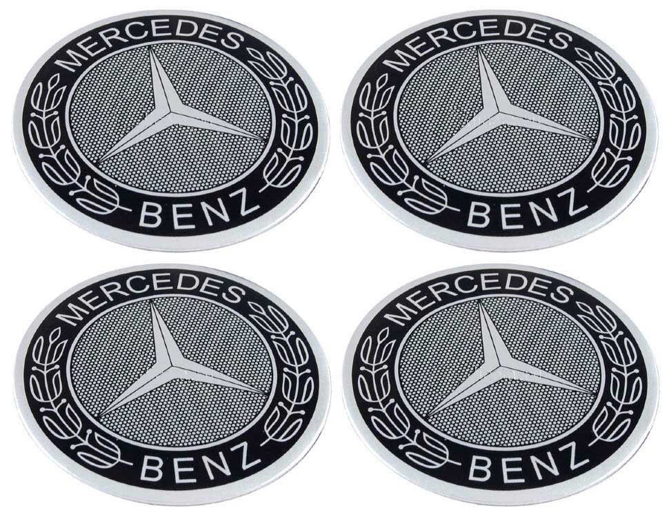 Наклейки на колесные диски Мерседес / Mercedes D-65 mm