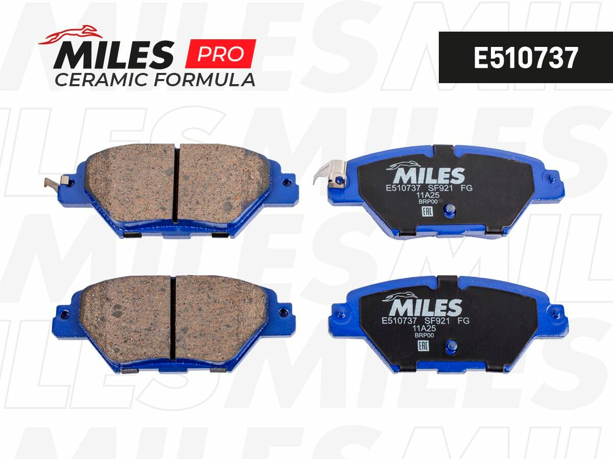 MILES Комплект тормозных колодок, дисковый тормоз MAZDA CX-8 (KG) RHD (JP) / MAZDA CX-9 (TC) E510737
