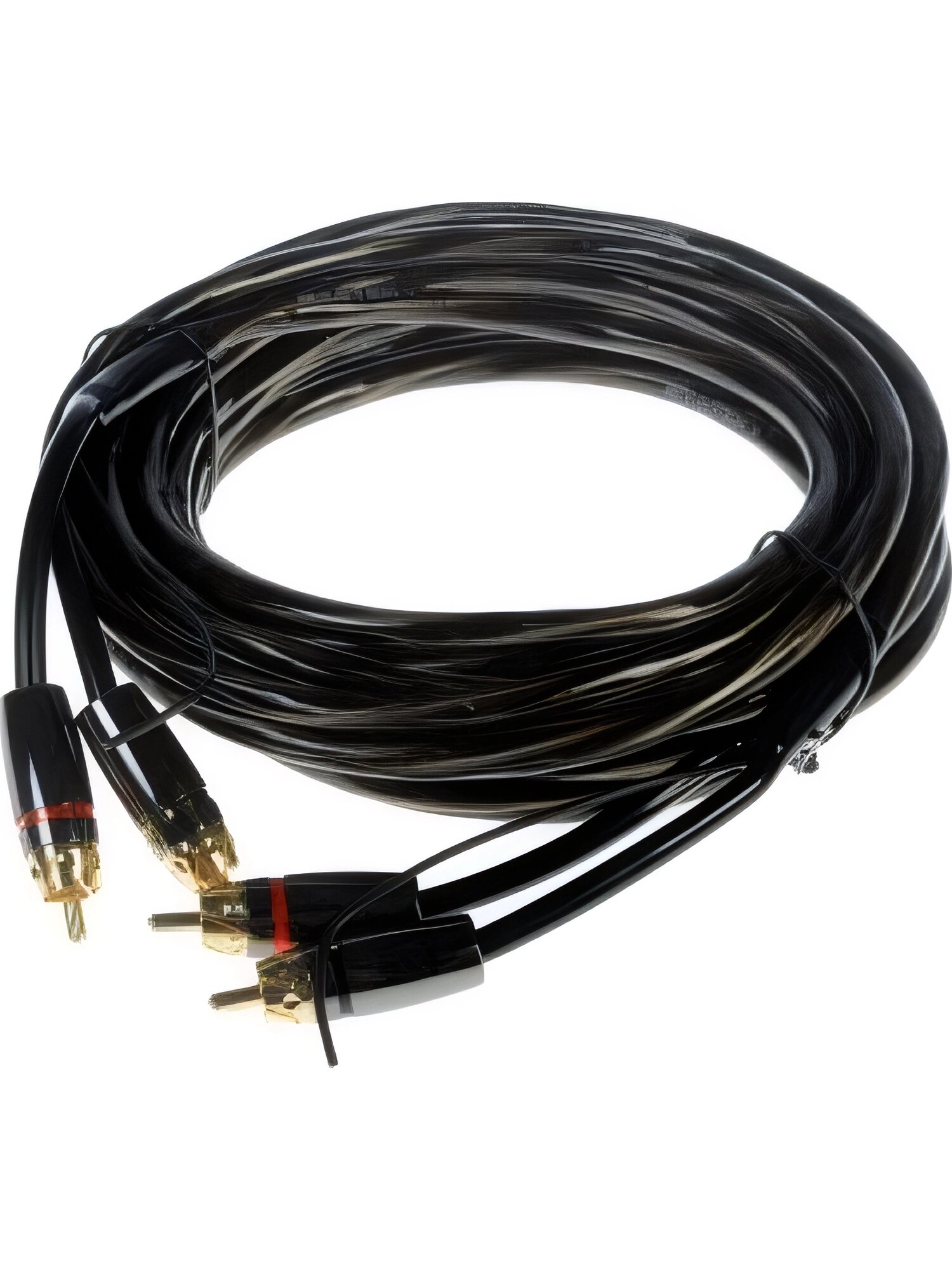Межблочный RCA кабель Mystery MREF 5.2 - длина 5 метров, 4 металлических RCA разъема, позолоченные контакты