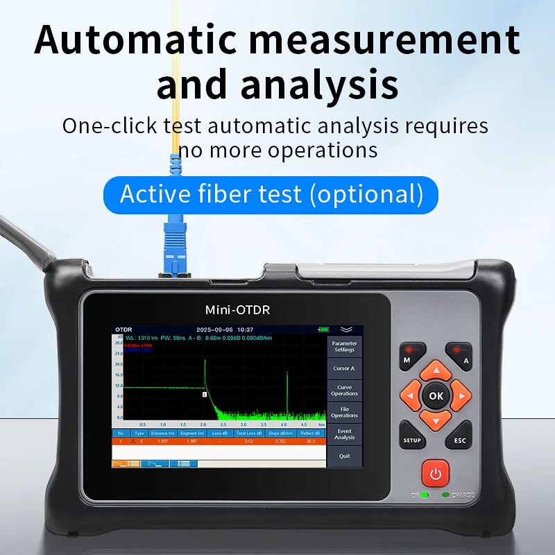 Mini-OTDR, 1550nm APC, 22dB — фото 1