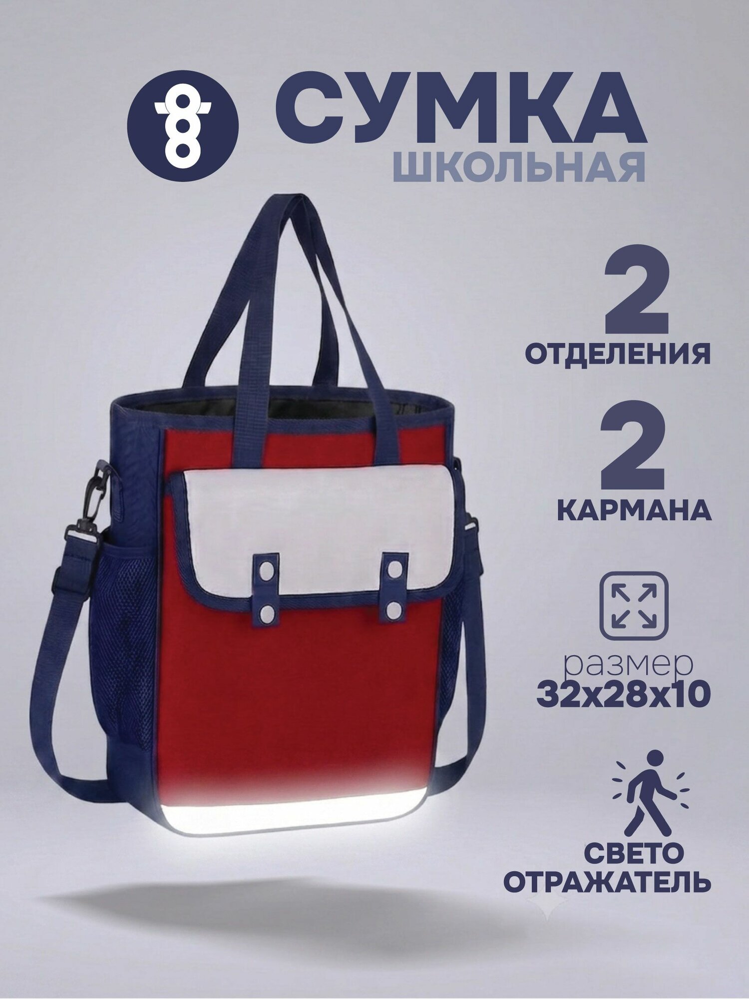 Школьная сумка для трудов изо и продленки