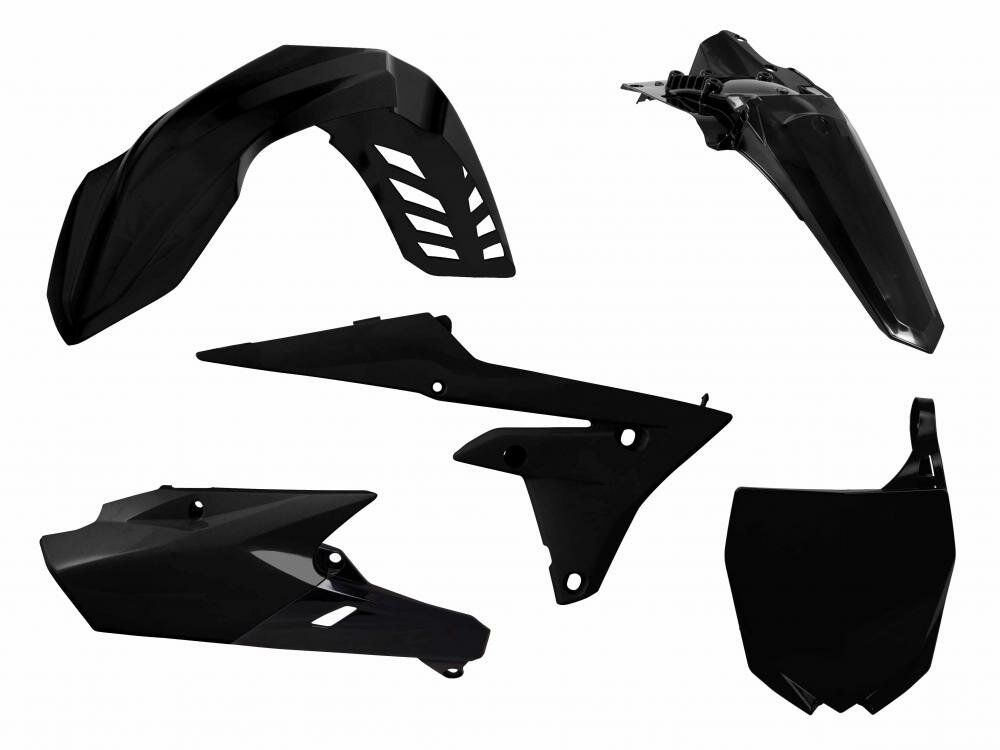Комплект пластика RTech WRF250/YZ-FX250 15-19 # WRF450/YZ-FX450 16-18 # с передней панелью черный