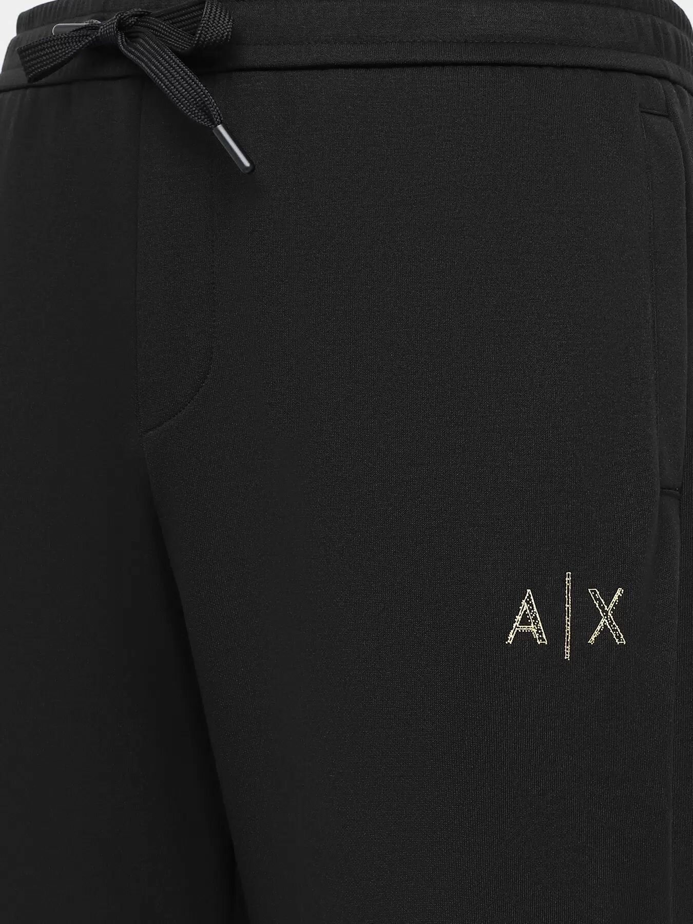 Брюки Armani Exchange Весна-лето 2025, размер XL, черный — фото 1