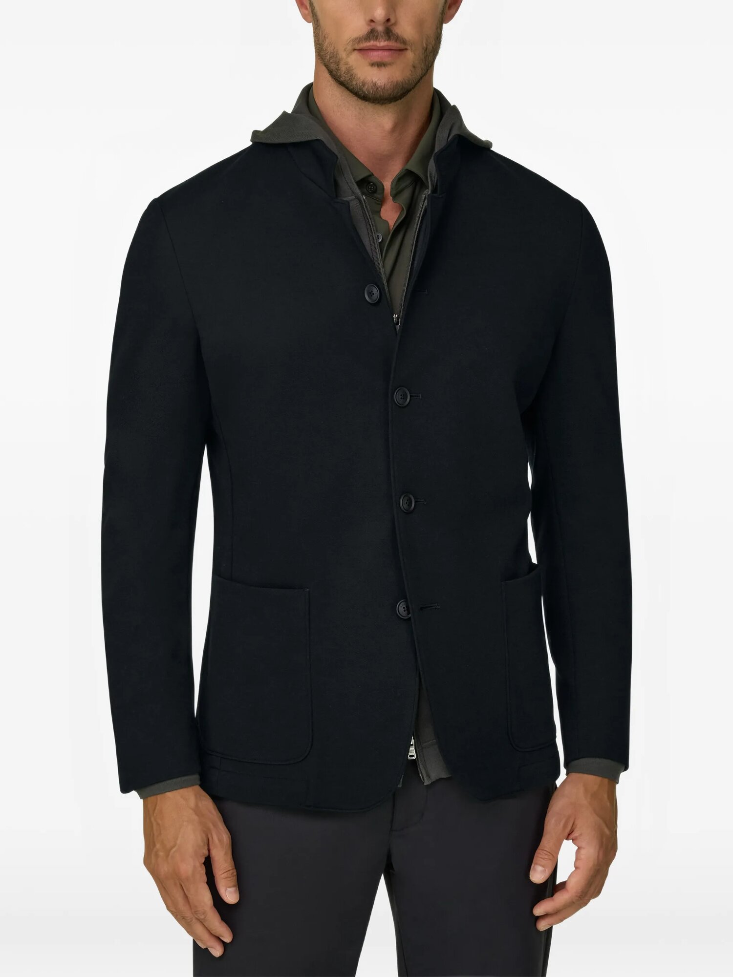 Пиджак Boggi Milano Blazer diagonal wool blend B Tech, размер 56 — фото 1