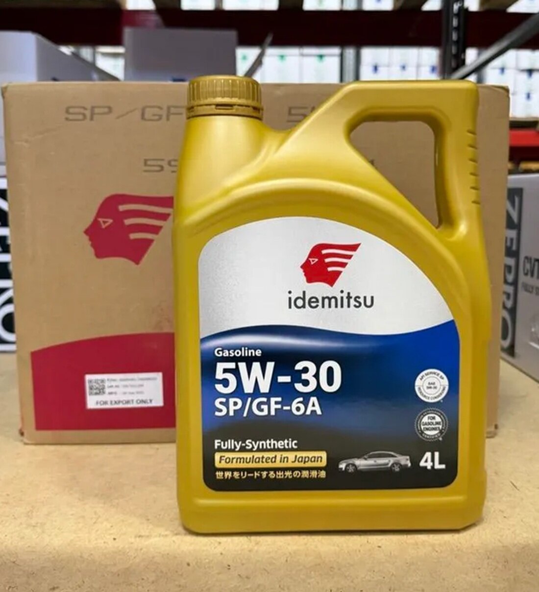 Моторное масло синтетическое IDEMITSU 5W-30, 4 литра канистра