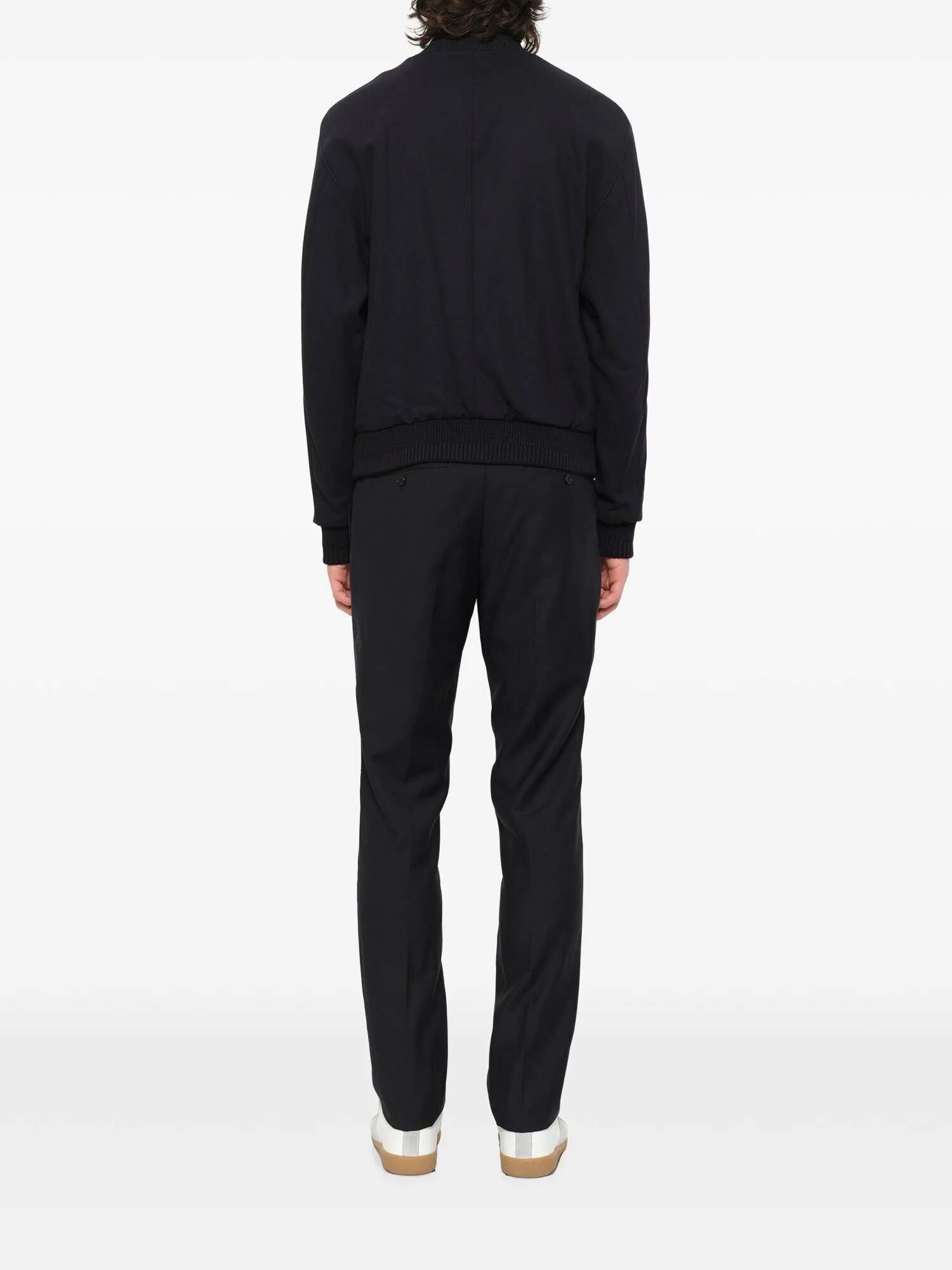 Куртка Wooyoungmi Zip-up ribbed-trim jacket, размер 48 — фото 1