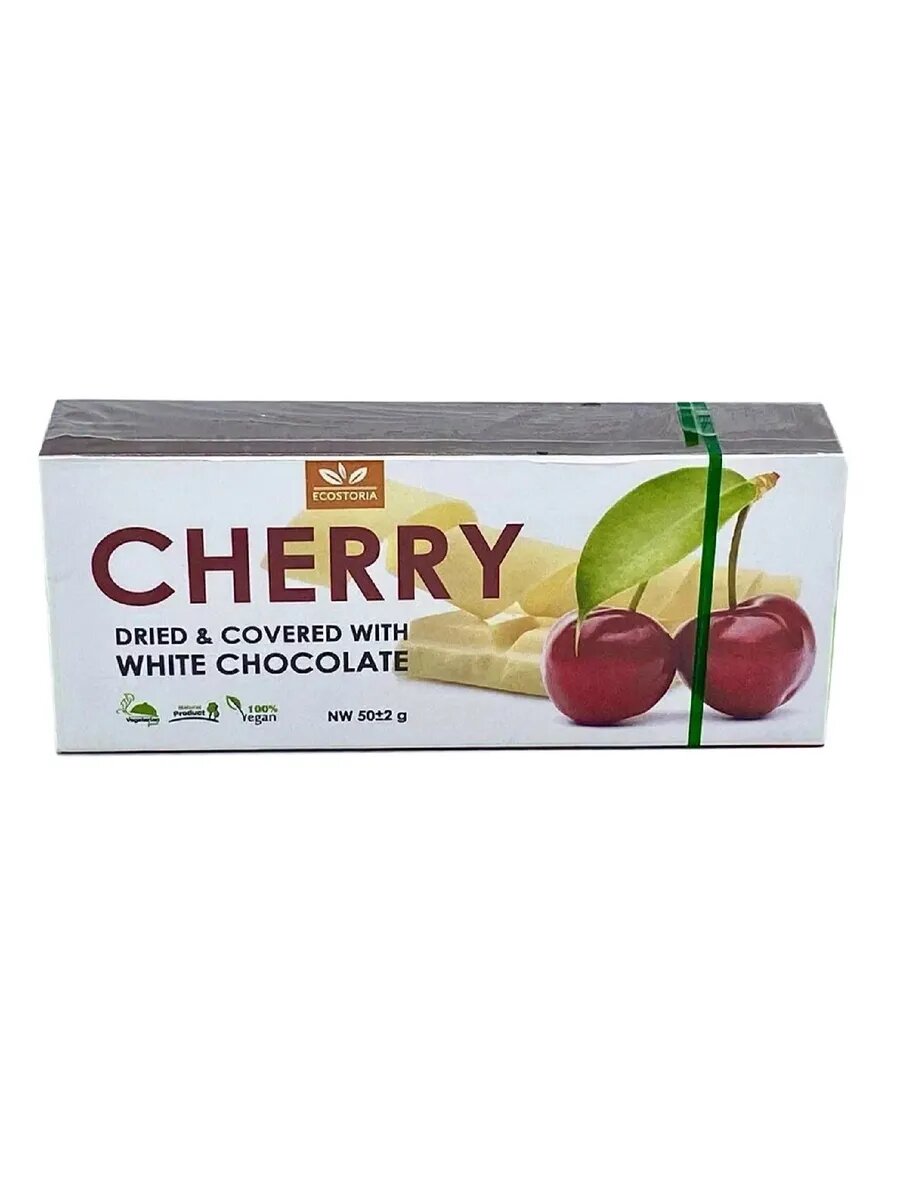 Ecostoria Вишня в темном шоколаде, 50г