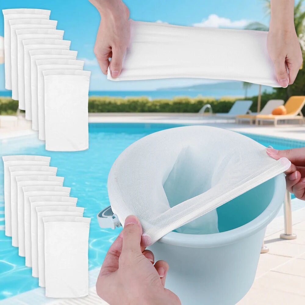Многоразовые фильтрующие мешки для скиммера Pool Skimmer Socks 100pcs