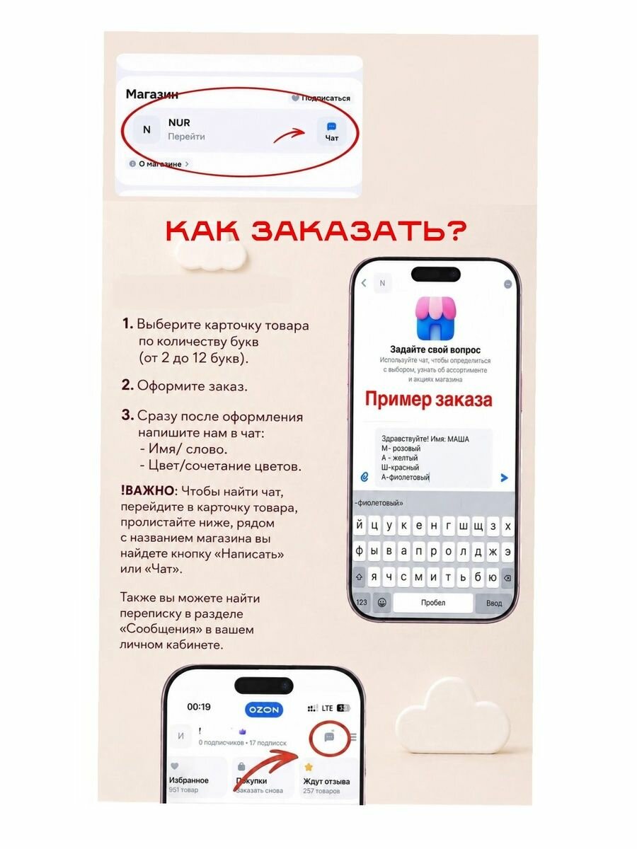Объемные буквы - Детские имена — фото 1
