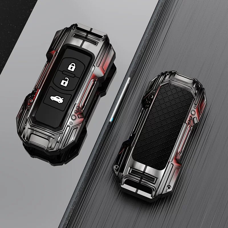 Чехол для ключа Mazda 6, цвет шини черный, одиночный экземпляр, стандартная пряжка