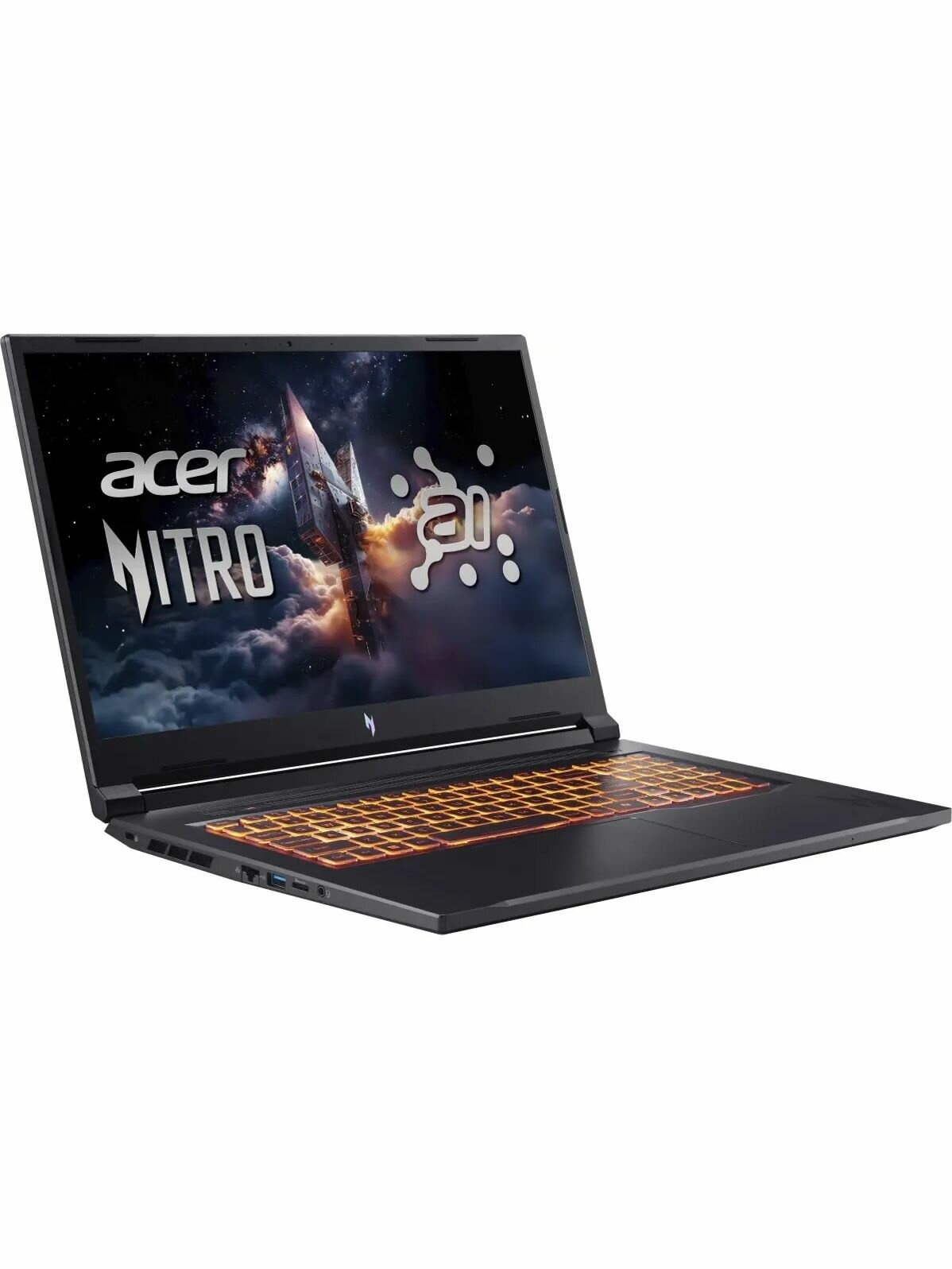 Ноутбук для работы и игр, Игровой ноутбук Acer Nitro V 17 AI ANV17-41-R1TV NH. QYTCD.005