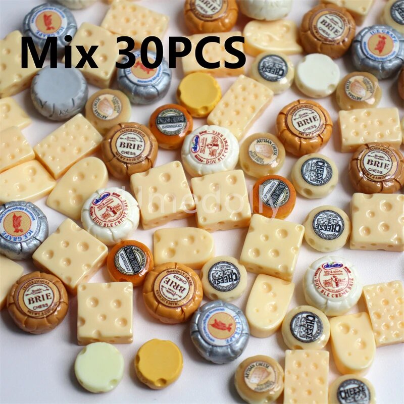 Миниатюрный сыр для кукольного домика Umedolly 1/6 30pcs mix