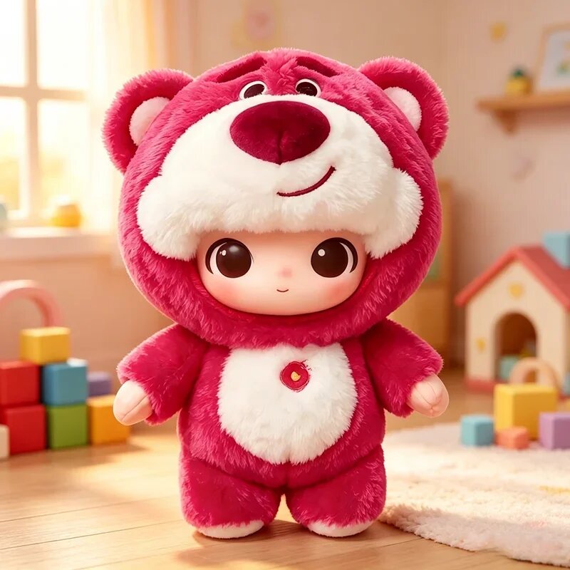 POP MART DIMOO WORLD PIXAR Серия виниловых игрушек Розовый, Lotso