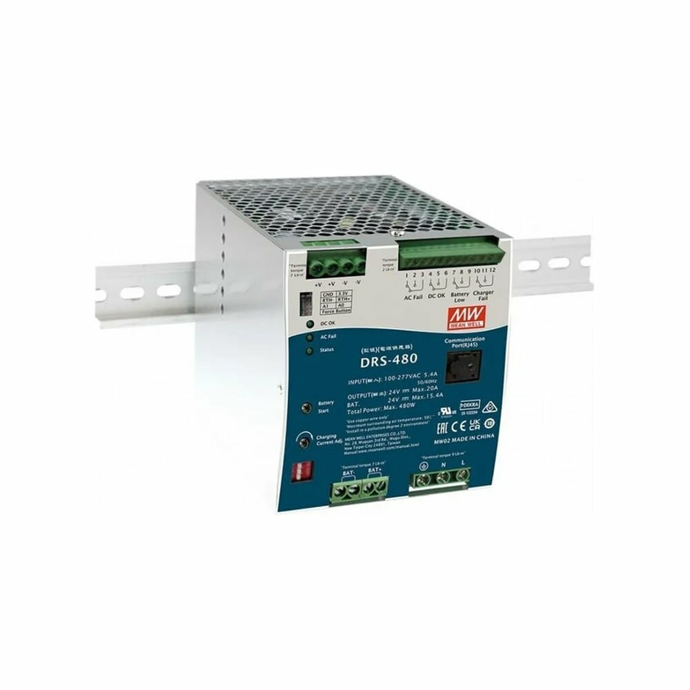 Источники питания Mean Well AC-DC для систем безопасности серия DRS-480-36 Т03724203