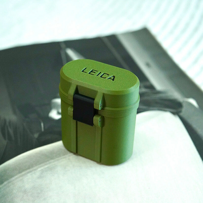 3D-печатанный чехол для аккумуляторов Leica с авторским дизайном для камер Q2 Q3 D-LUX7 D-LUX8,1,45, PLA, Leica Q2 Q3 DLUX7 DLUX8, кейс для батареек,