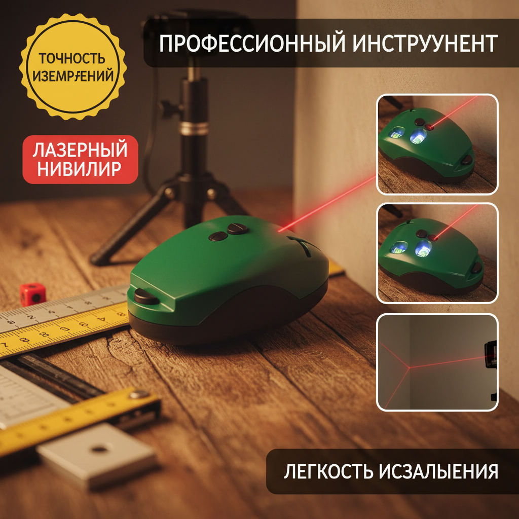 Лазерный уровень, нивелир Красныйлуч