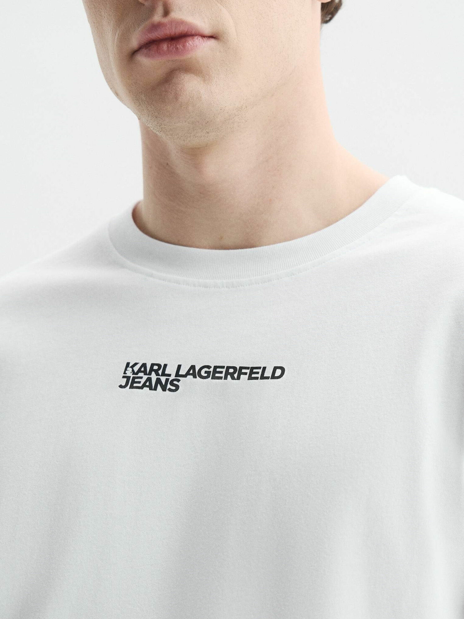 Футболка KARL LAGERFELD JEANS, 1 шт., размер XL, белый — фото 1