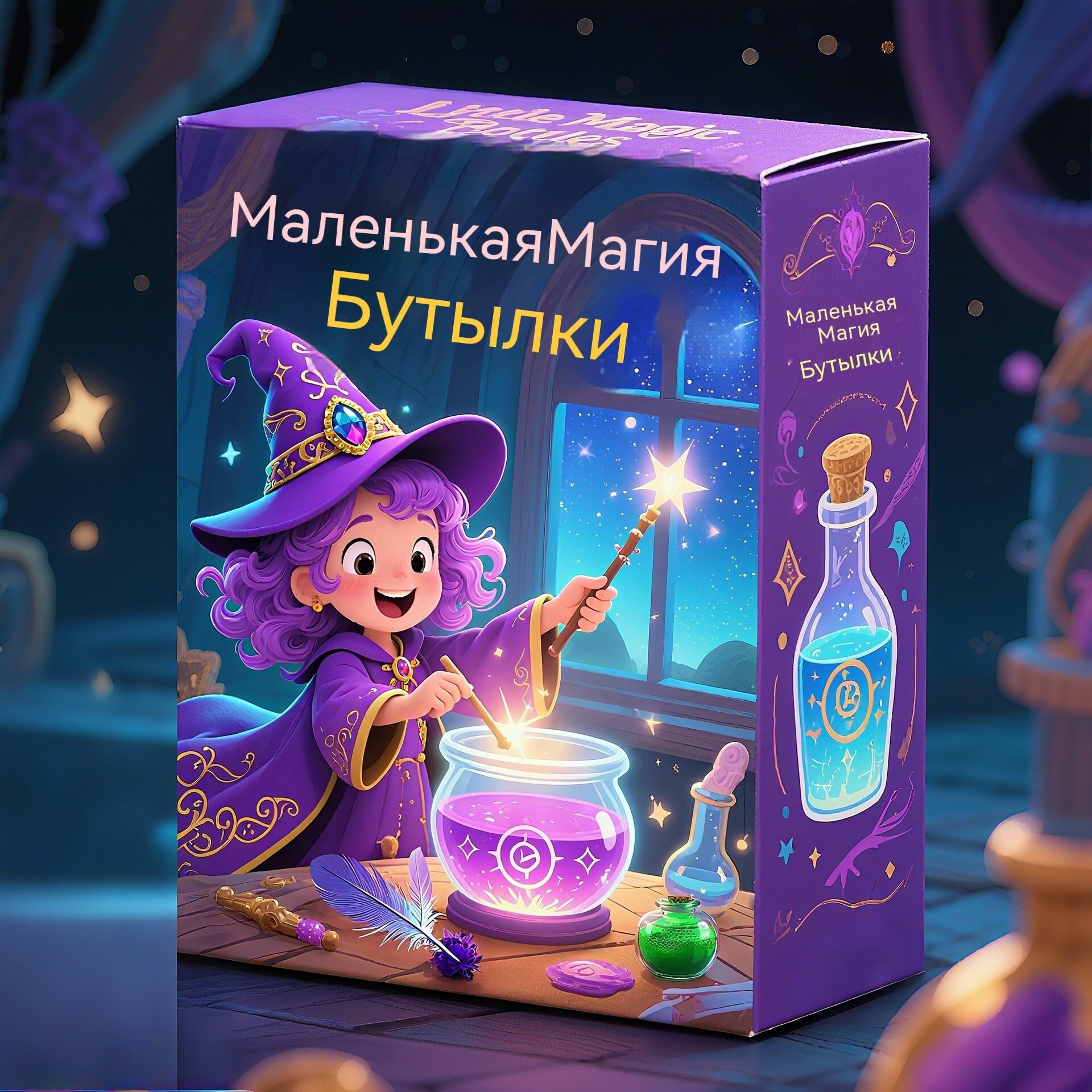 Маленькая Ведьма Волшебница Набор бутылок с зельем для изготовления игрушек своими руками