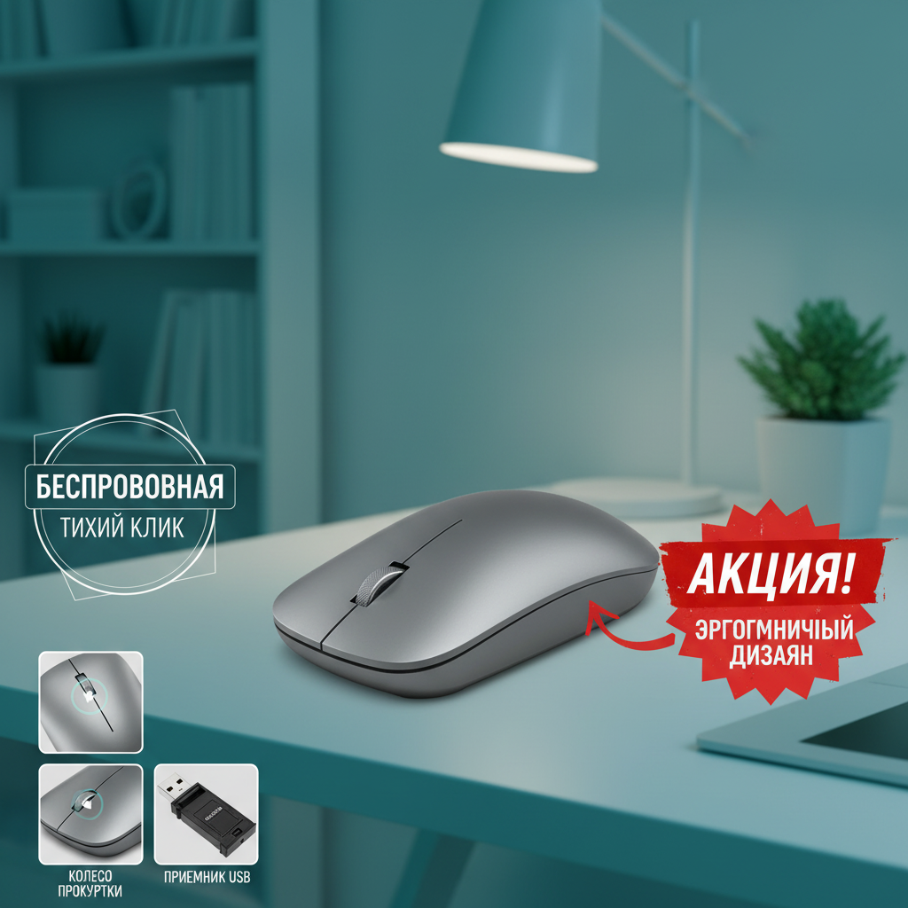 Huawei Bluetooth Mouse (2-е поколение) Youth Edition CD23SE, беспроводная мышь, мышь для настольного компьютера/ноутбука