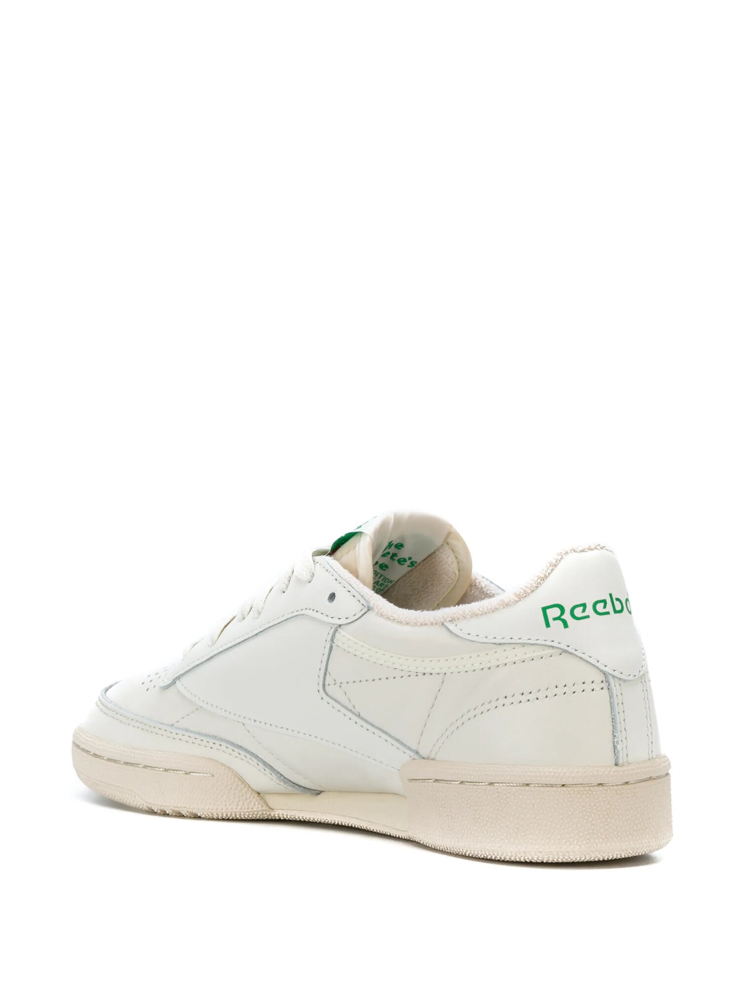 Кроссовки Reebok Classic, размер 9.5 US, бежевый/белый — фото 1