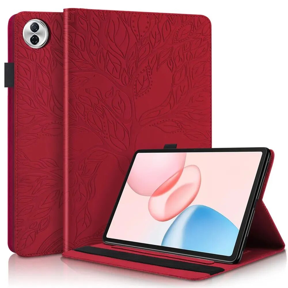 Чехол премиальный для планшета Honor Pad 10 12.1" / Хонор Пад 10 Защитная оболочка с рисунком Древа жизни