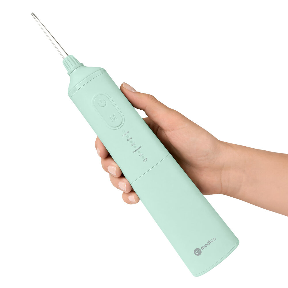 Ирригатор полости рта портативный CS Medica AquaPulsar CS-9 Comfort ZERO GREEN