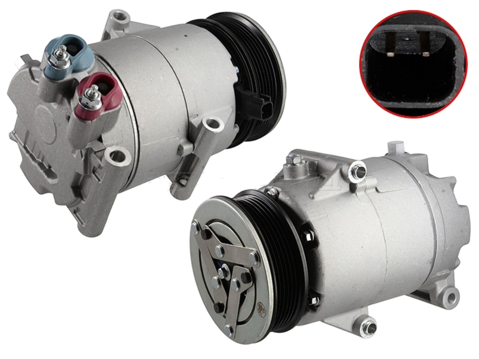 Компрессор кондиционера Ford Focus 14-19 / Mondeo 07-15 / Galaxy 06-15 / S-MAX 06-15
