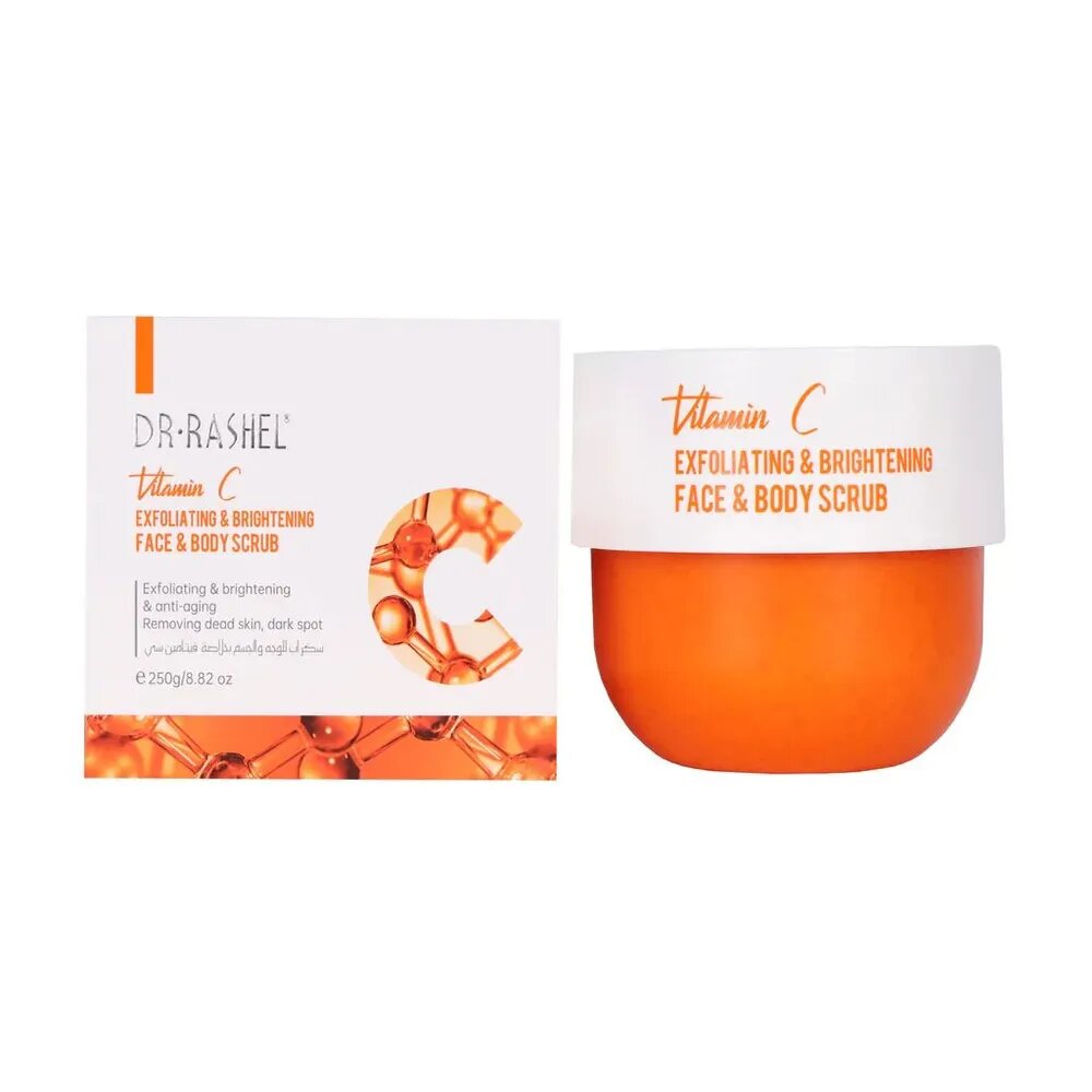 VITAMIN C Face & Body Scrub, DR.RASHEL (витамин C скраб для лица и тела), 250 г.