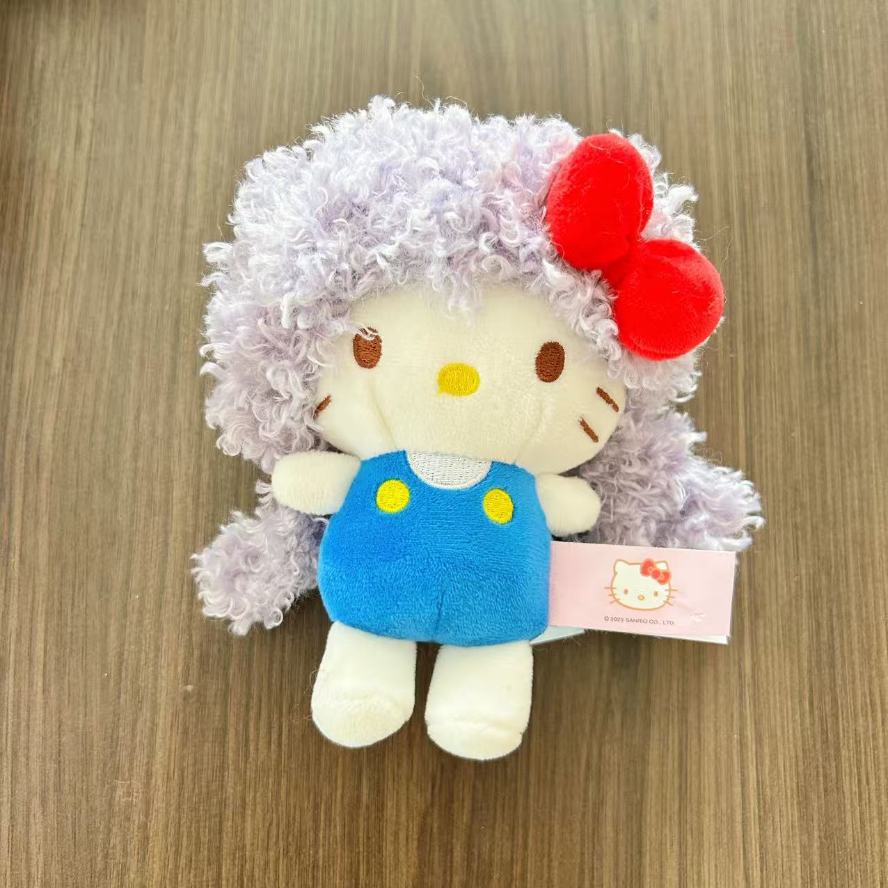 Hello Kitty Большая Голова Съемная Одежда Для Куклы-Кошки Брелок Кулон - Светло-Фиолетовый