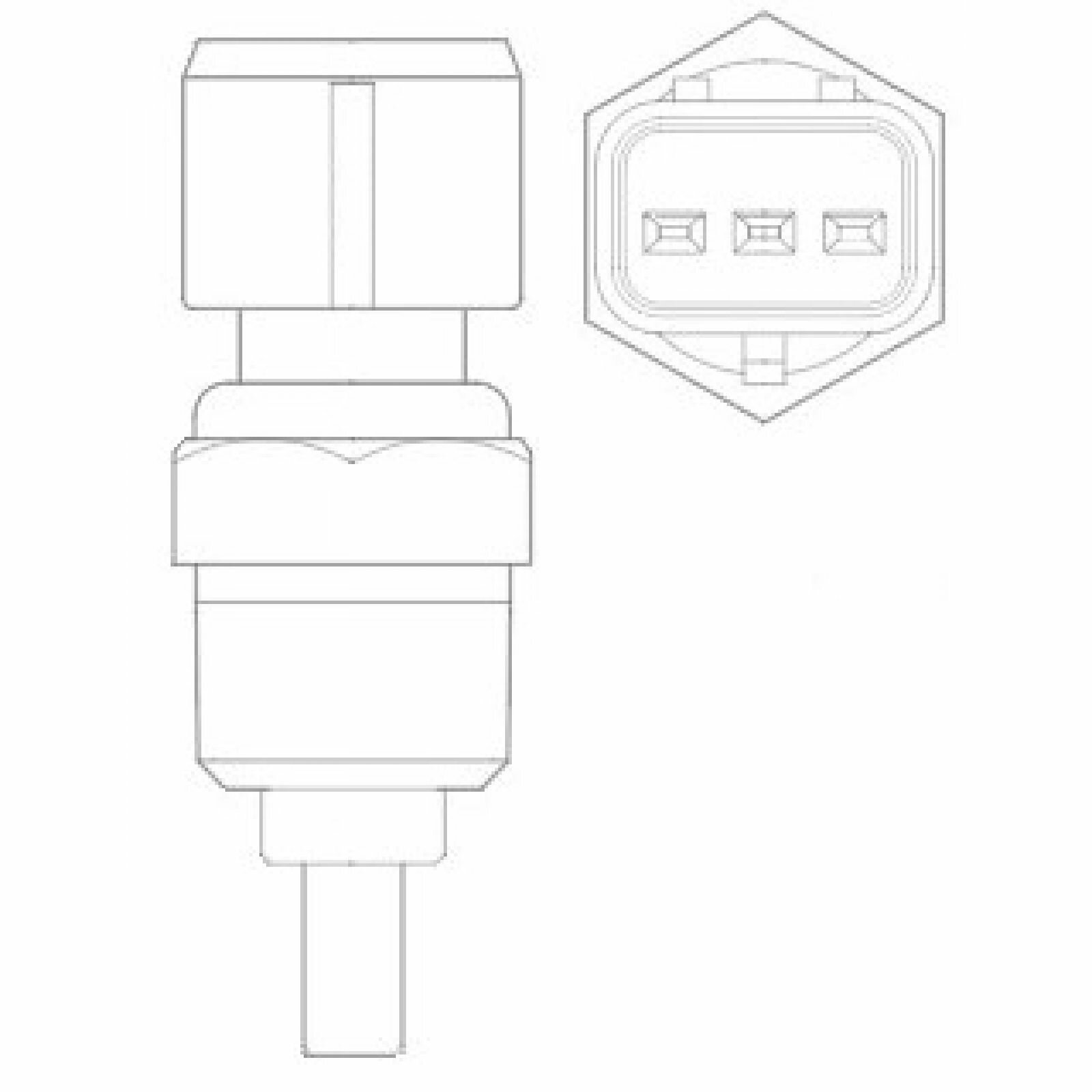 Датчик температуры, для Москвич 3 2022-, JAC JS4 2020- oem 1026604GK030 арт LS3005