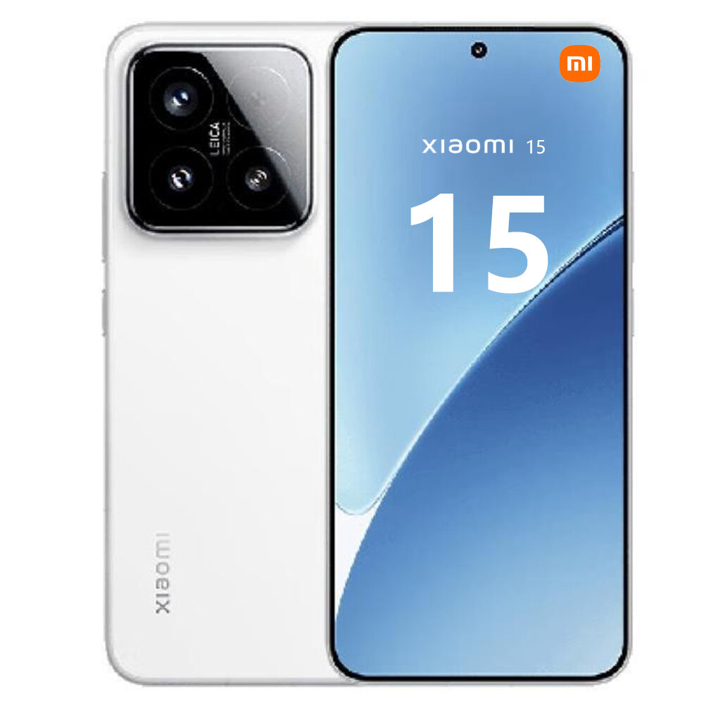 Смартфон Xiaomi 15 5G 12/256Gb, White, Dual SIM Snapdragon 8 Elite, 6.36 inch OLED