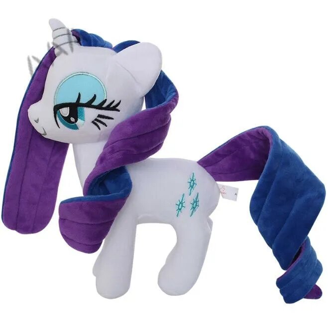 Мягкая игрушка My Little Pony Exotic Pony, Rarity, 35 см, белый
