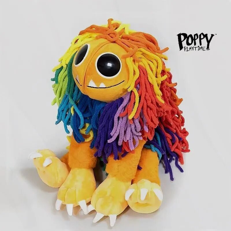 Ярнаби Poppy Playtime 4 Yarnaby YUNHON Плюшевая игрушка Мутант Ярнаби Радужный Лев Из игры Poppy Playtime