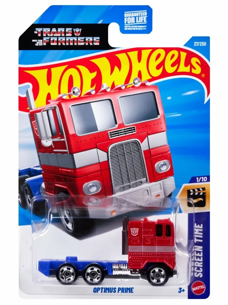 JJJ00 Hot Wheels машинка металлическая игрушка коллекционная масштабная модель Optimus Prime кейс 2026