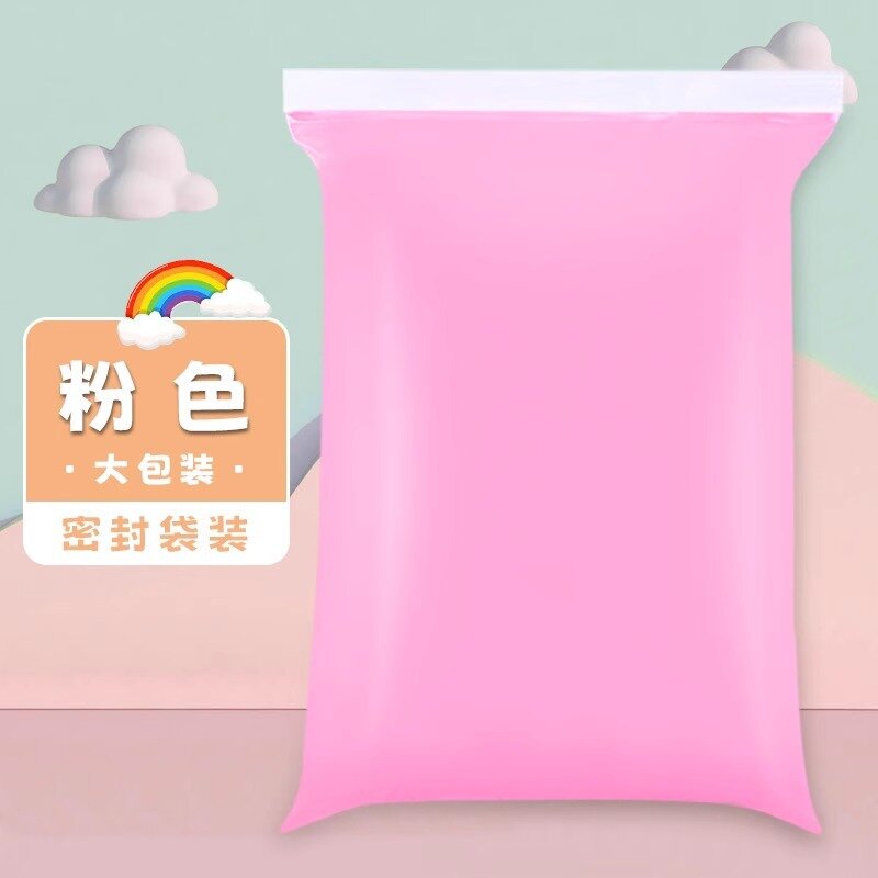 Розовый детский нетоксичный легкий пластилин 500г в большой упаковке для творческих занятий, 24 цвета в комплекте