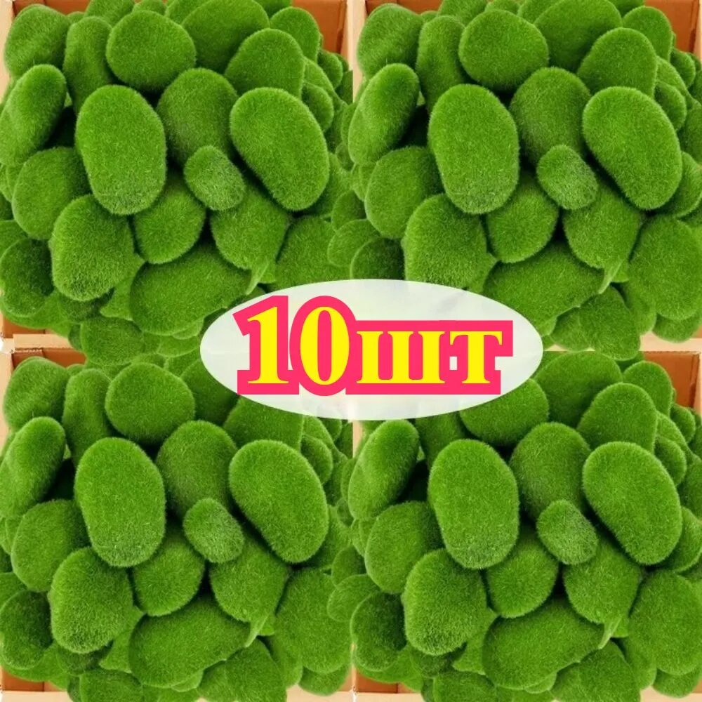 Стабилизированный мох Мох, 10 шт
