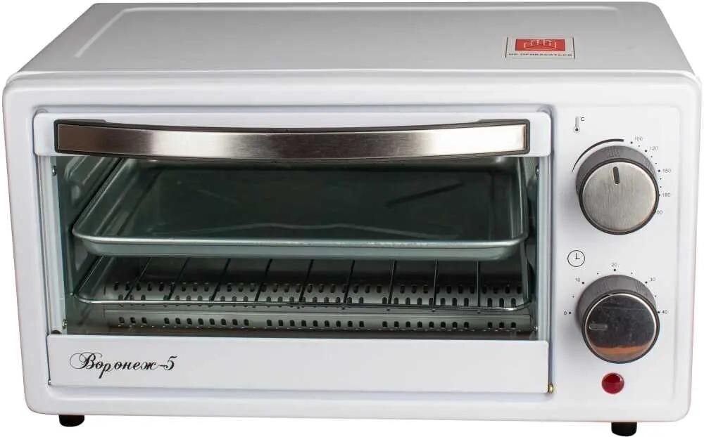 Жарочный шкаф Великие Реки Воронеж-5, 900 Вт, 9 литров, таймер на 60 минут, функции духовки, гриля, тостера, быстрый нагрев, компактный размер