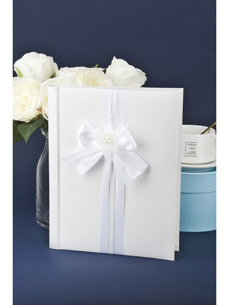 Книга свадебных пожеланий "Белый танец" на 16листов,21х27х2см, ENS,8310022