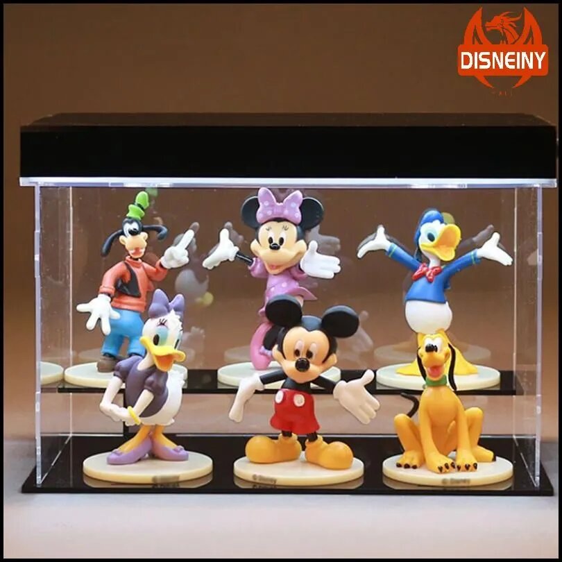Фигурка Disney Mickey Mouse and Friends из ПВХ, набор из 6 фигурок, 7 см, для детей и взрослых — фото 1