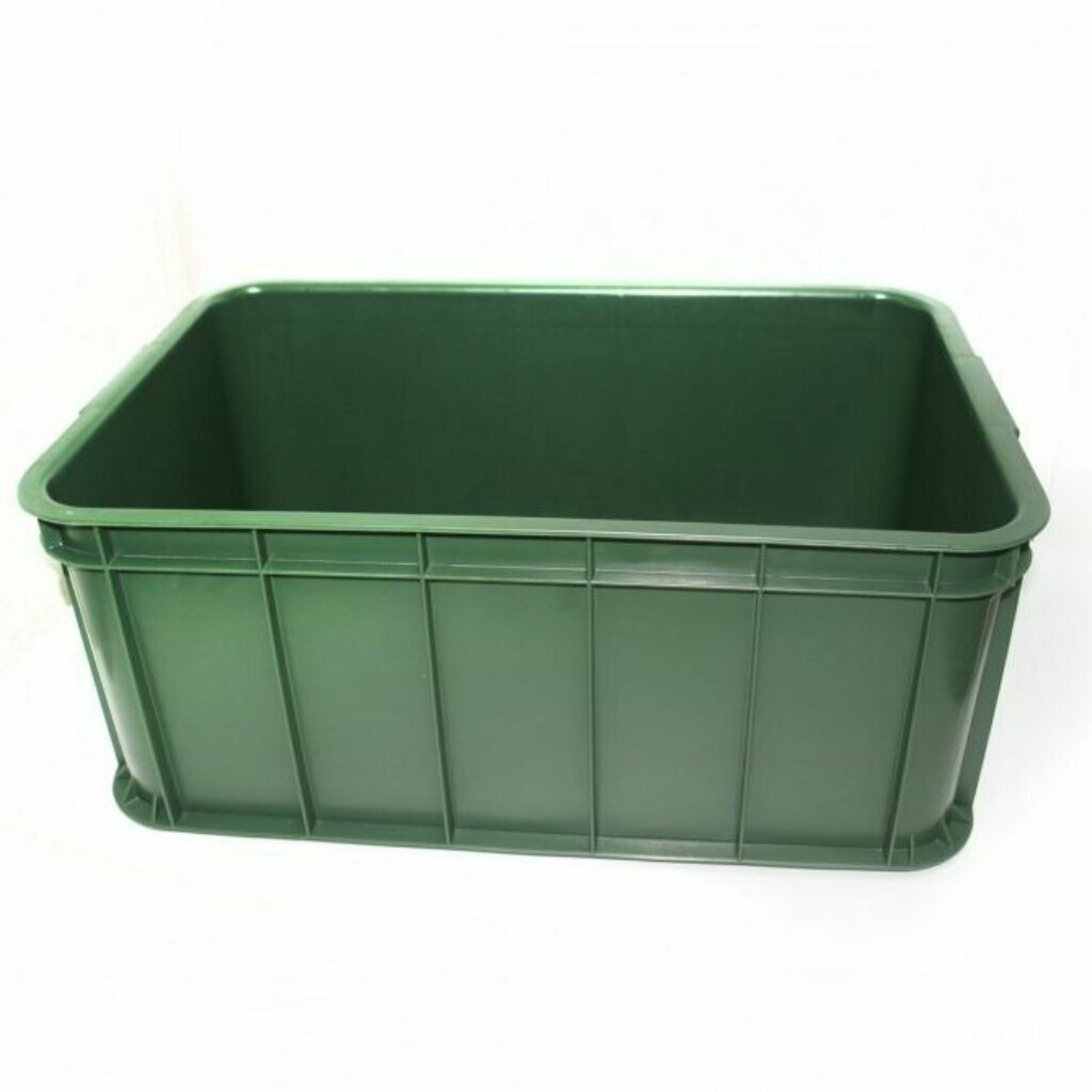 Ящик хозяйственный универсальный Стандарт Пластик Групп, 40 л, 59.5х38х25 см, пластиковый контейнер для овощей и вещей