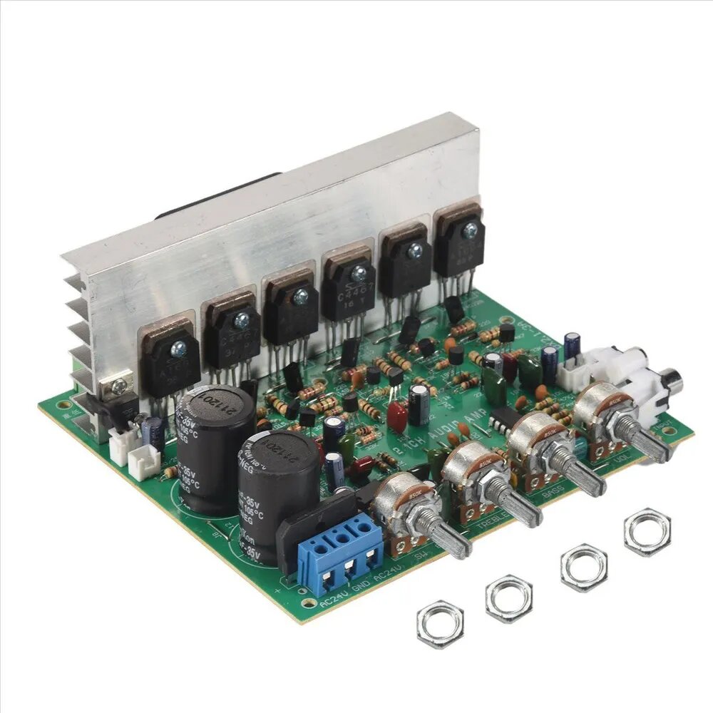 Плата Усилителя Звука 2.1-Канальный 240 Вт Высокопроизводительный Сабвуфер AMP Dual AC18 - 24 В Для Домашнего Кинотеатра