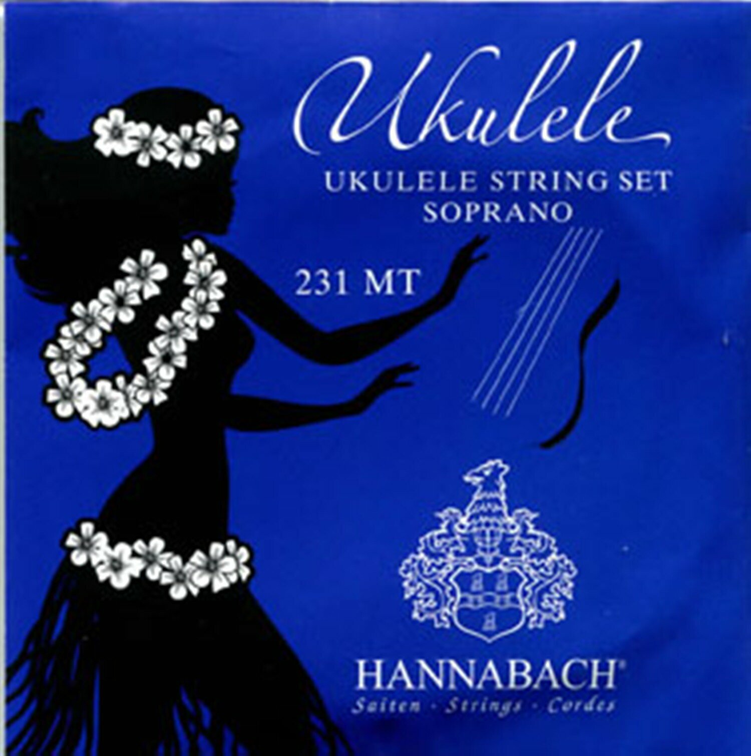 231MT Комплект струн для укулеле сопрано, европейский строй, Hannabach