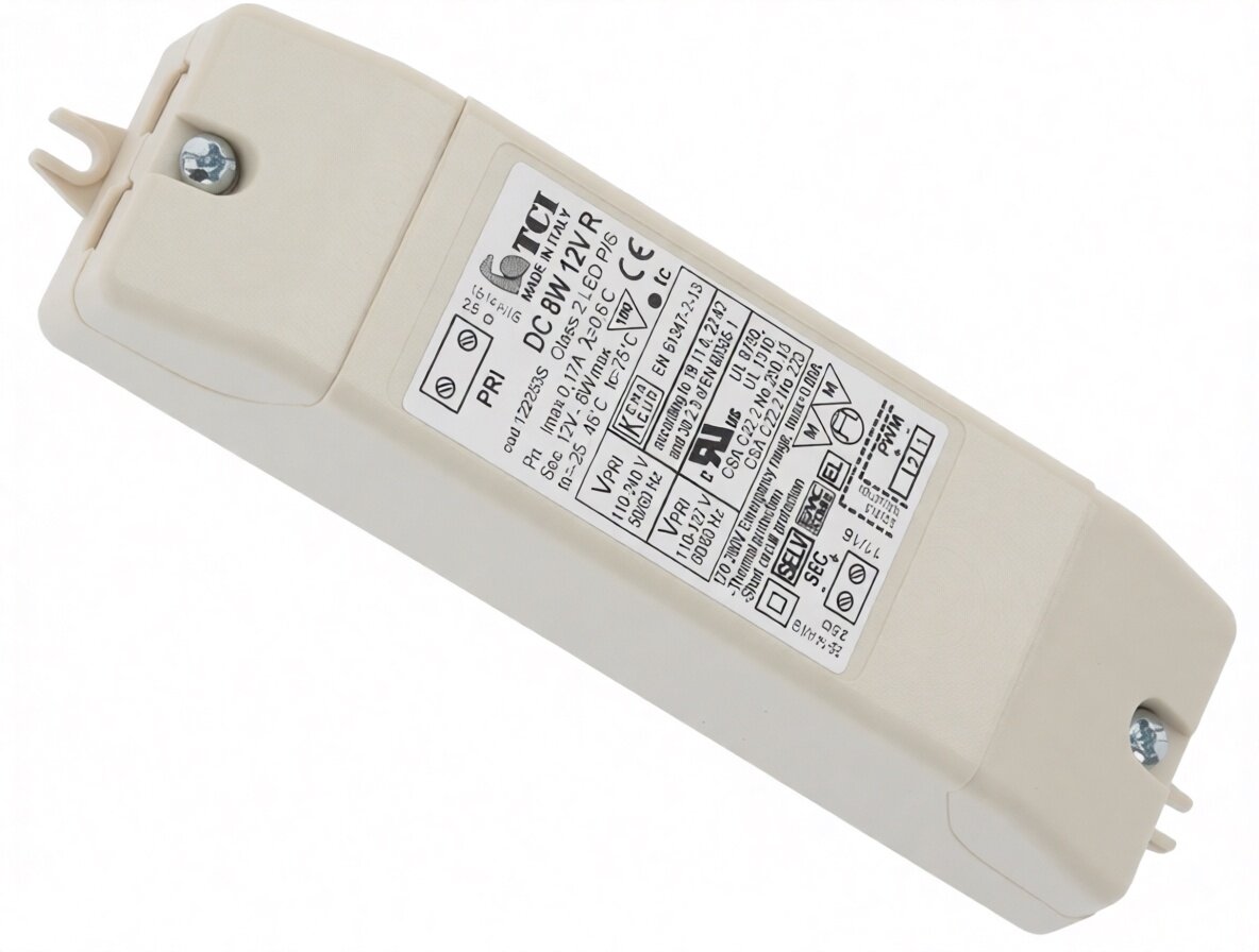 Электронный трансформатор для вытяжки Bosch 12008296, 758009 (DC 8W 12V, cod. 122253s). Товар уцененный