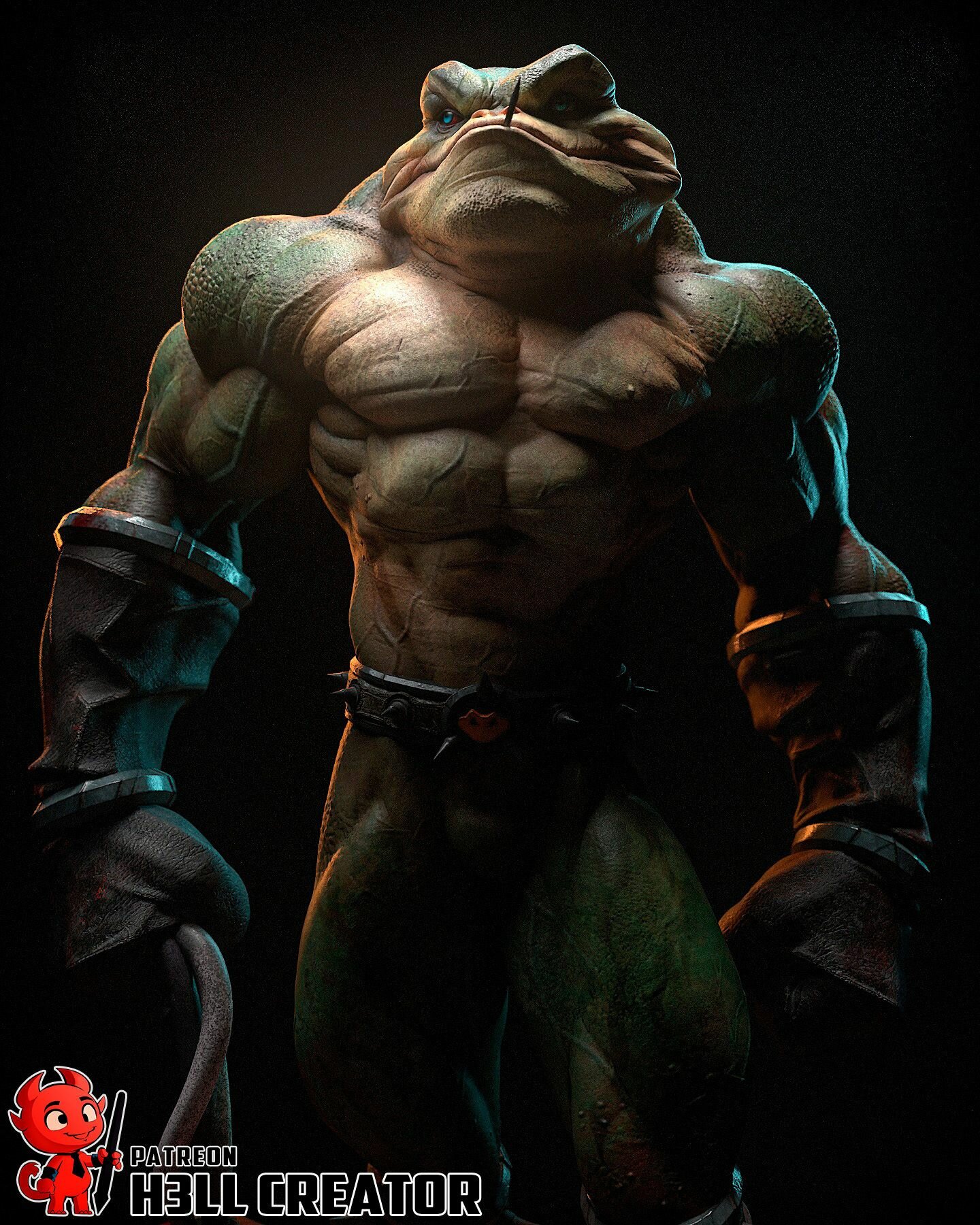 Сборная модель Zitz (Battletoads), 195мм, 1/10 для покраски
