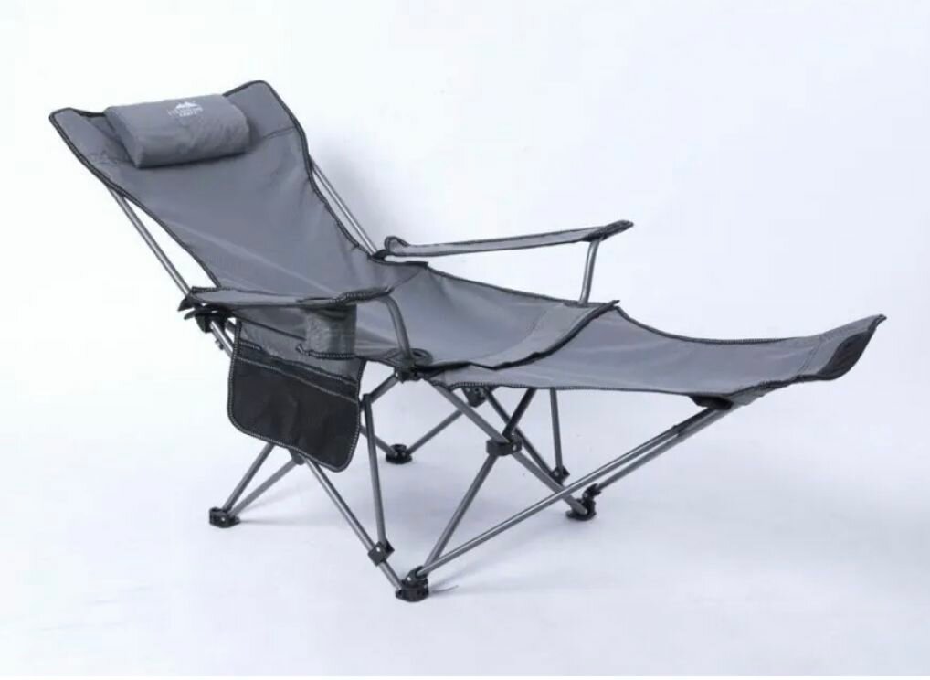 Стул складной туристический, кресло шезлонг складное, 4B 1, карповое кресло с подставкой для ног, стул раскладной туристический